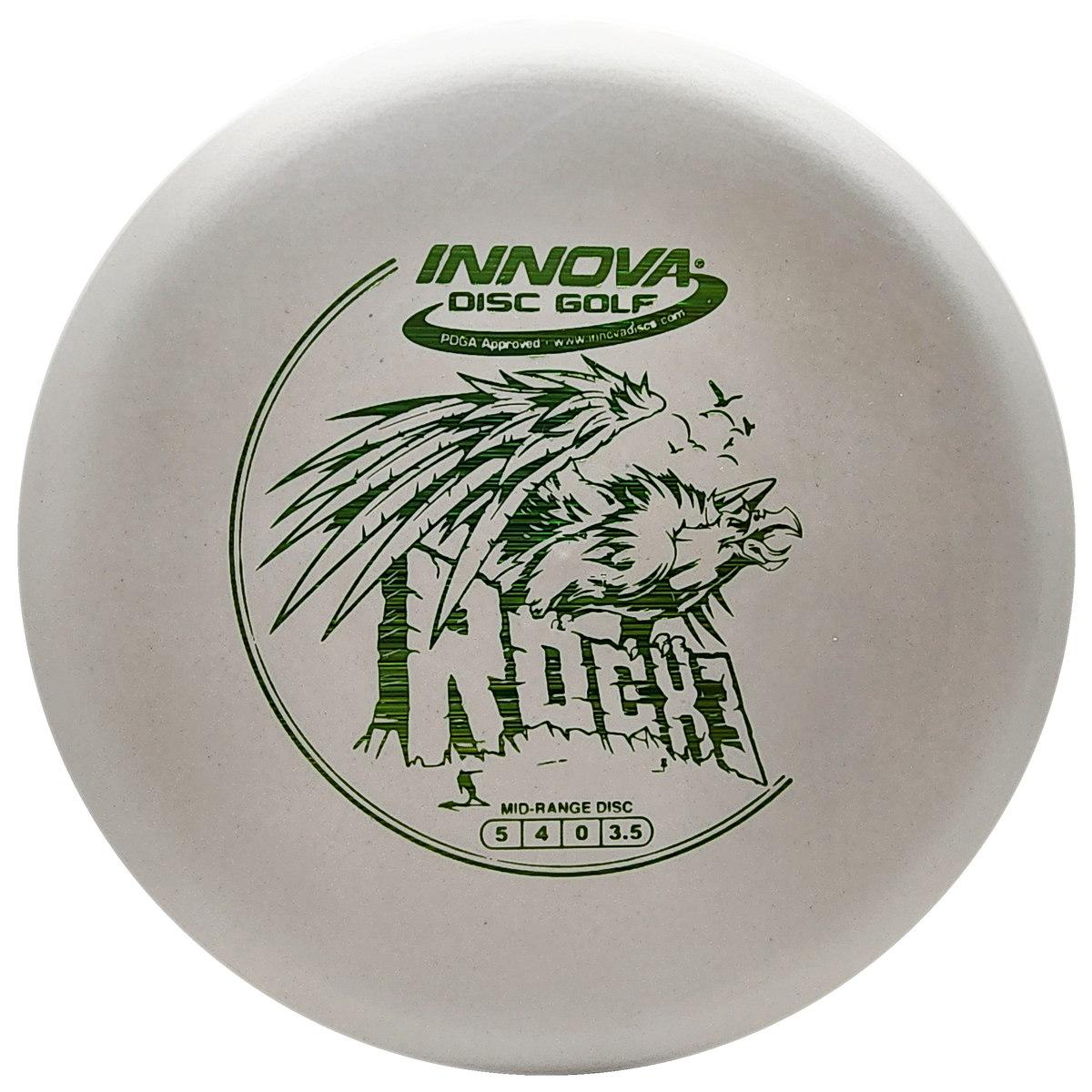 Innova: DX Roc X3 Golf Disc - White/Lime Green – Disc Monsters