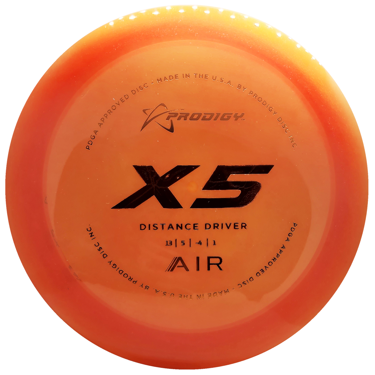 Prodigy: X5 Distance Driver Air - Orange/Orange – Disc Monsters