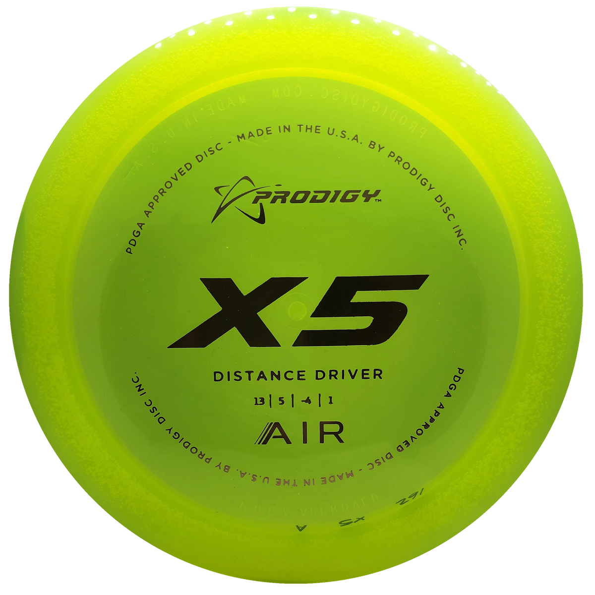 Prodigy: X5 Distance Driver Air - Yellow/Bronze – Disc Monsters