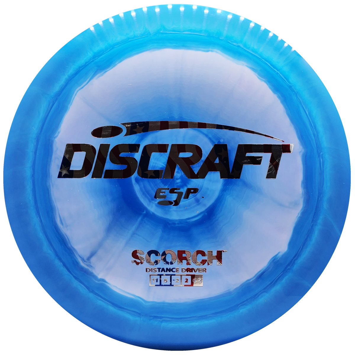 Discraft: ESP Scorch - Blue/Flag – Disc Monsters